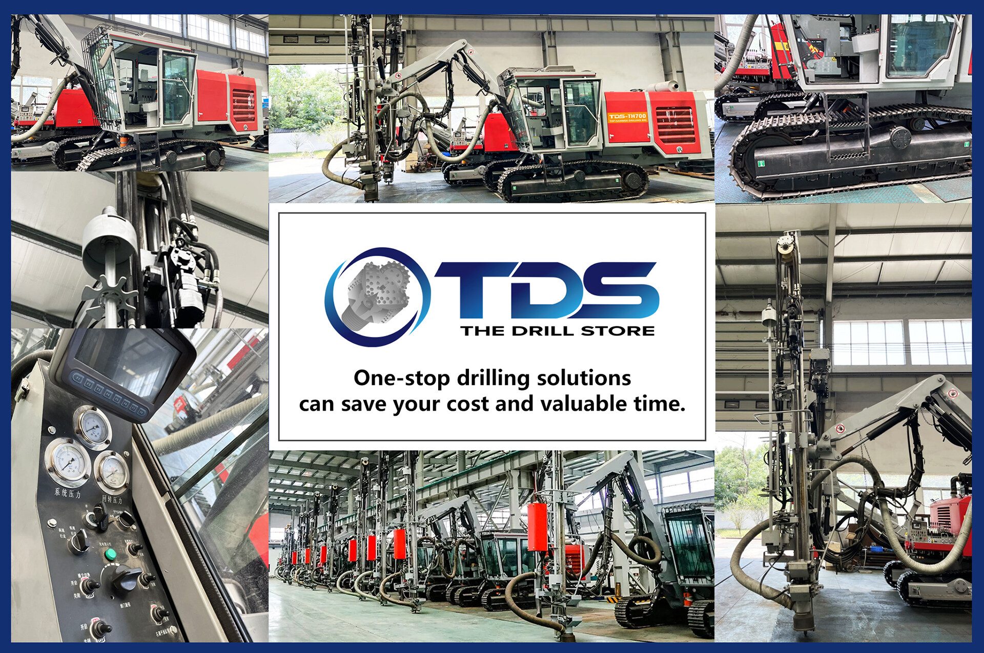 TDS-TH700 Hydraulic Top Hammer Drilling Rig - TDS-Drilling Rig Expert